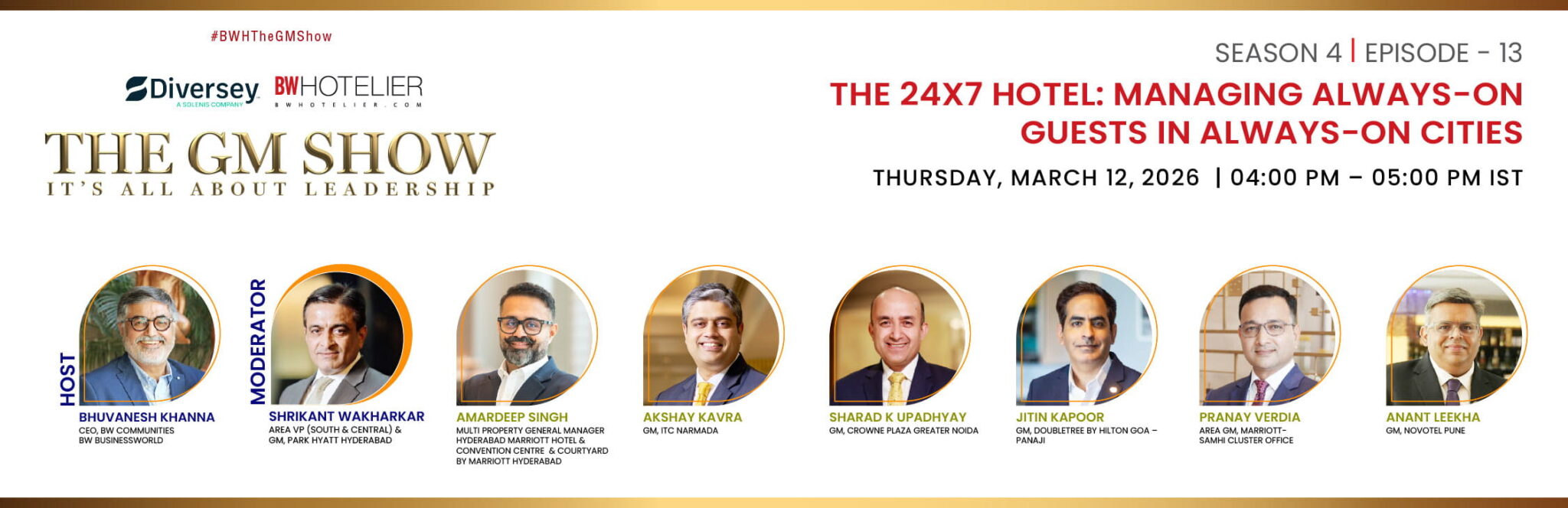 BW HOTELIER: GM Show Season 4 2026 - BW Businessworld